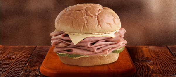 Puckered Pickles on Arby’s King’s Hawaiian Roast Beef & Swiss Sandwich ...